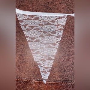Party Supplies | 9 Wedding Or Party Banners With 11 White Lace Fabric ...